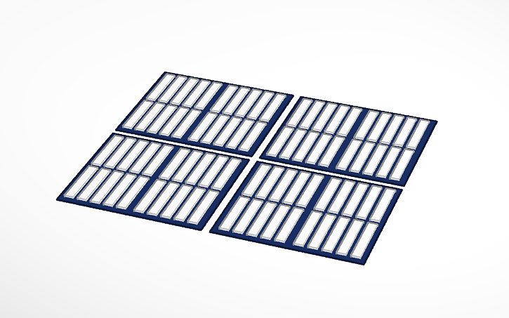 3D design Solar Panels - Tinkercad