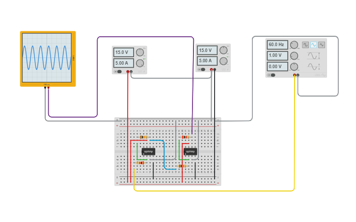 Circuit design Trabalho 3 - Tinkercad