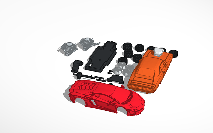 3D design car model copy - Tinkercad