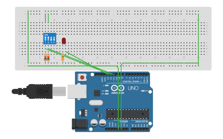 Circuit design NAND ARDUINO BRANDON 10D - Tinkercad