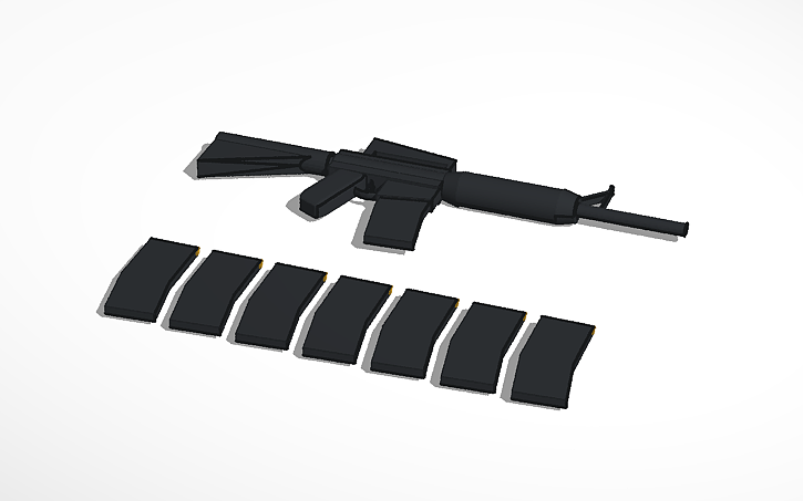 3D design M4A1 | Tinkercad