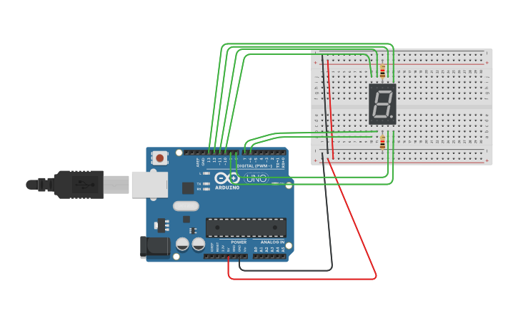 Circuit Design Hexa Tinkercad