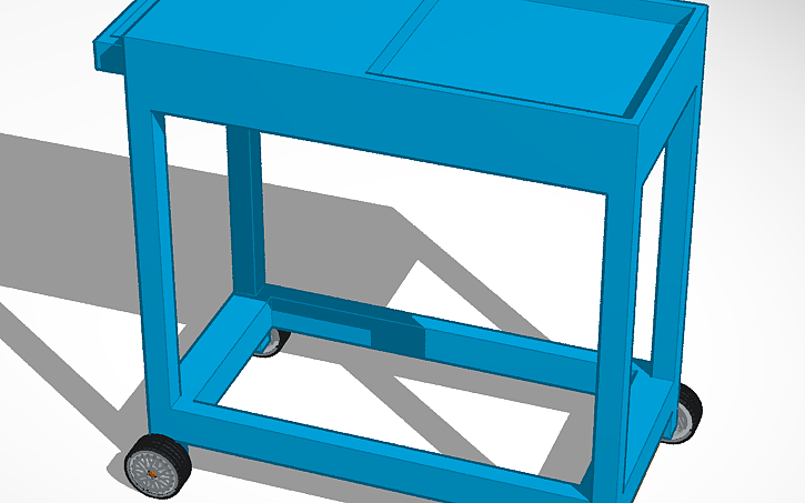 3D design Carrito - Tinkercad