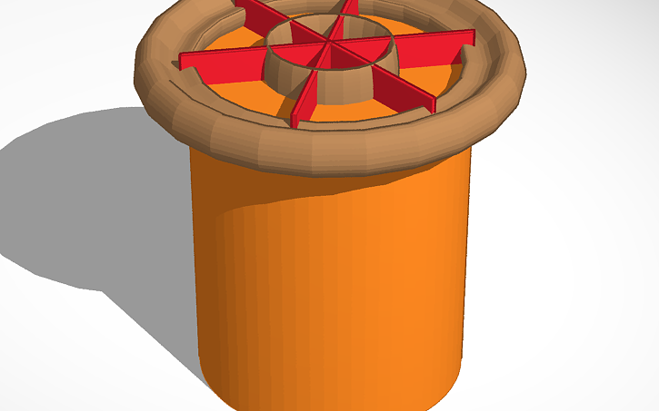 3D design THERMOS pump filter - Tinkercad
