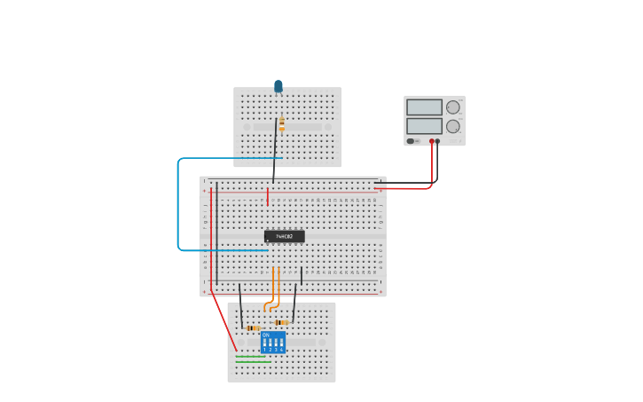 Circuit design Experimento 12 | Tinkercad