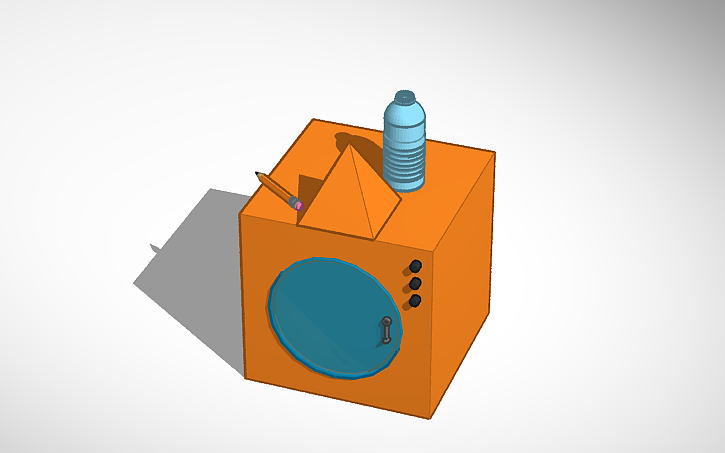 3D design Washing machine. - Tinkercad