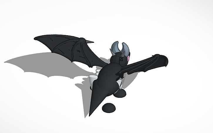 3D design adopt me shadow dragon! - Tinkercad