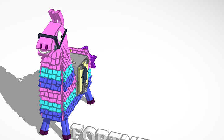 3D design FORTNITE - Tinkercad