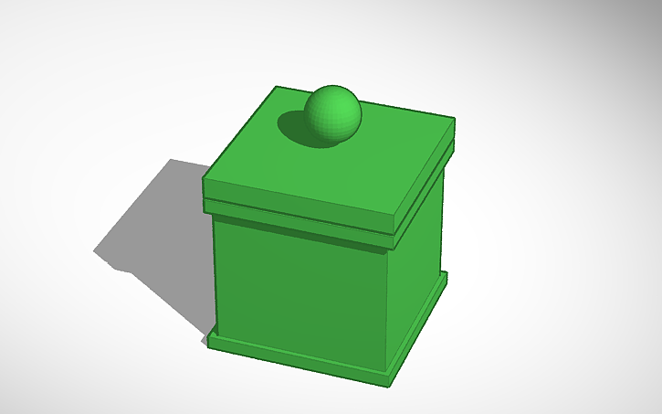 3D design Container Box Project. - Tinkercad
