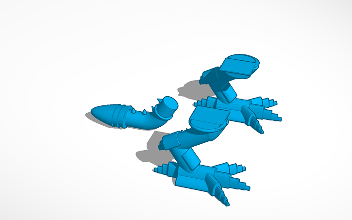 3D design Robot legs | Tinkercad