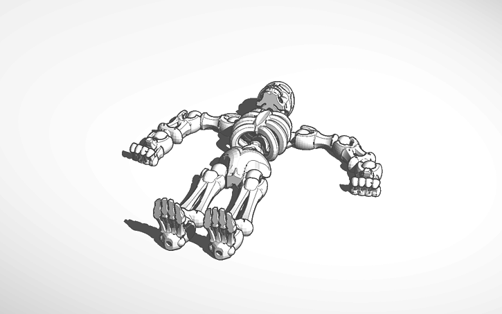 3D design Skeleton Body | Tinkercad