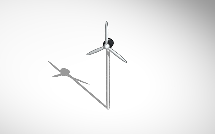 3D design Wind Mill - Tinkercad