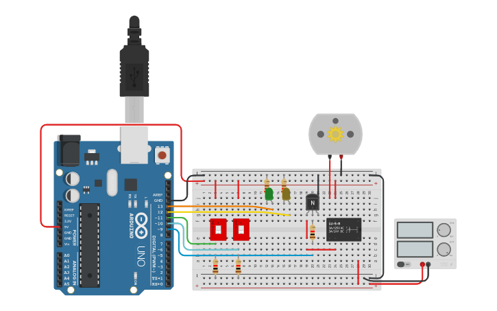 Circuit design Ejercicio2 - PC2 | Tinkercad