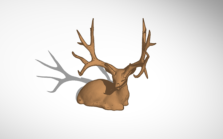 3D design big mule deer | Tinkercad
