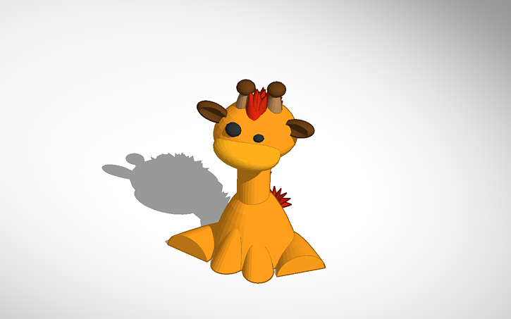 3D design Trug the giraffe | Tinkercad