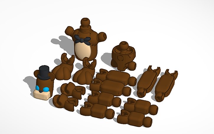 3d Design Fnaf Freddy Tinkercad