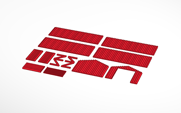 3D design 00 gauge single garage | Tinkercad