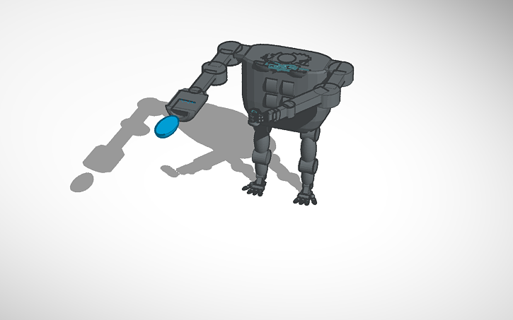 3D design project robo alien - Tinkercad