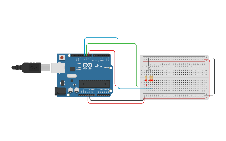 Circuit design g4 set up - Tinkercad