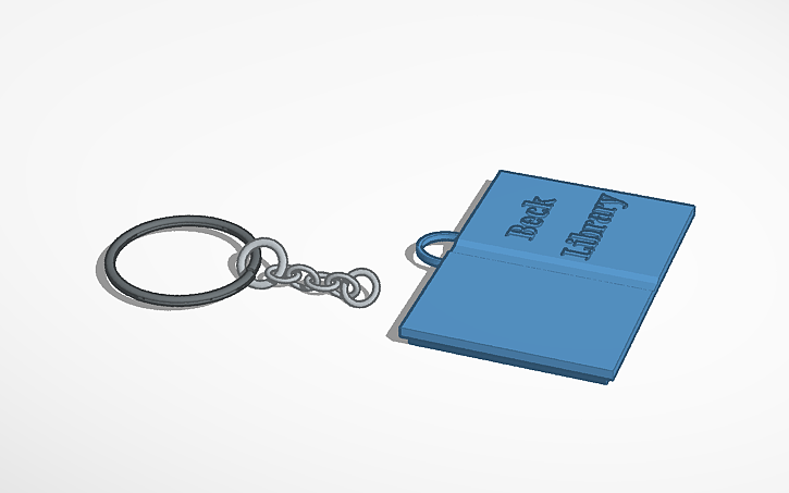 3D design Copy of Keychain - Tinkercad
