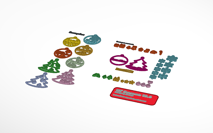 3D design Copy of Christmas Ornament - Customizable Name & Ball KIT ...