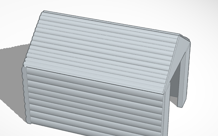 3D design Rust Wooden Wall - Tinkercad