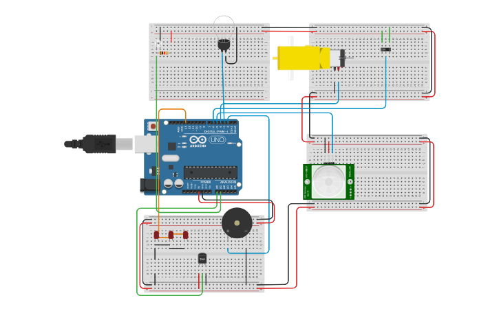 Circuit design Reto 3 - Tinkercad
