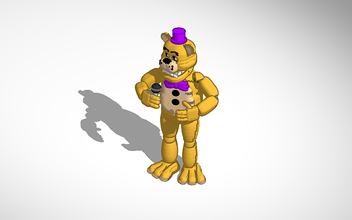 3D design FredBear ( UCN ) - Tinkercad