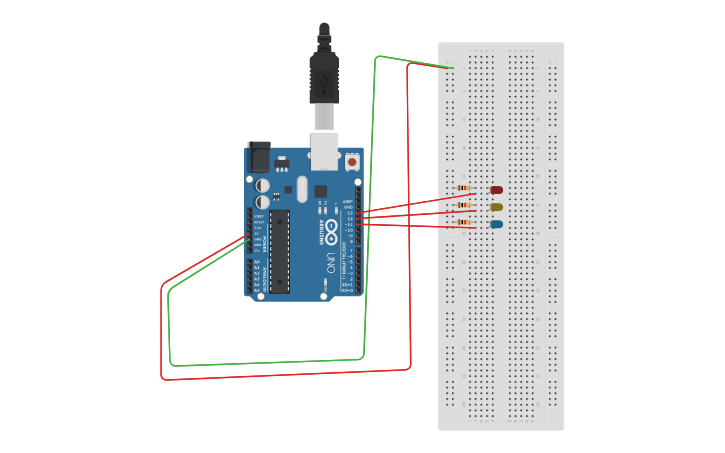 Circuit Design Задание №3 Tinkercad