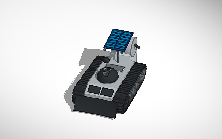 3D design Robot Penyiram Tanaman - Tinkercad