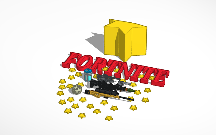 3D design FORTNITE - Tinkercad