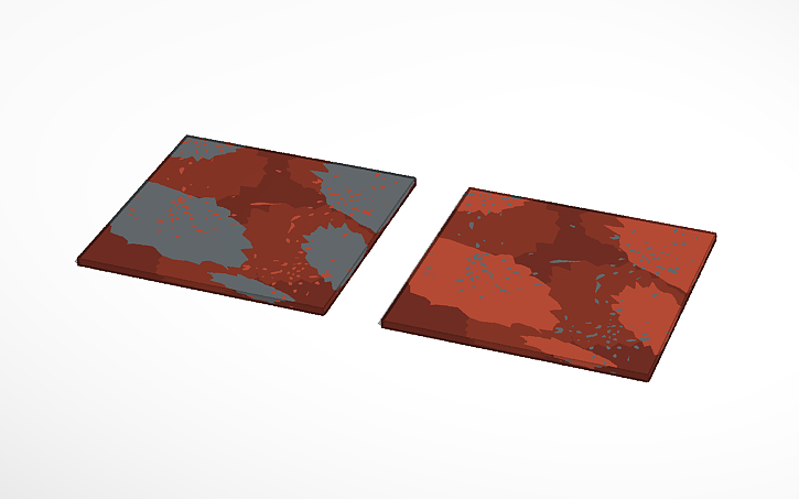 3D design A Rust Pattern/Mars Landscape | Tinkercad