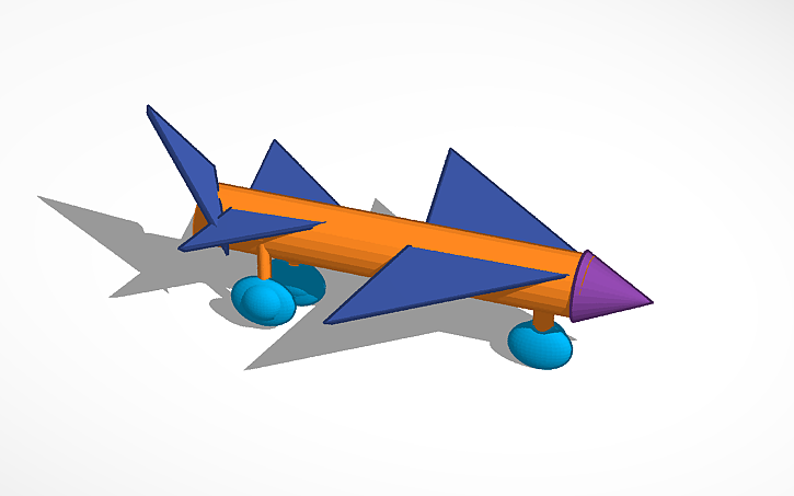 3D design Airplane - Tinkercad