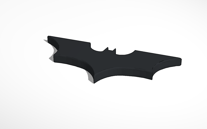 3D design Batman - Tinkercad