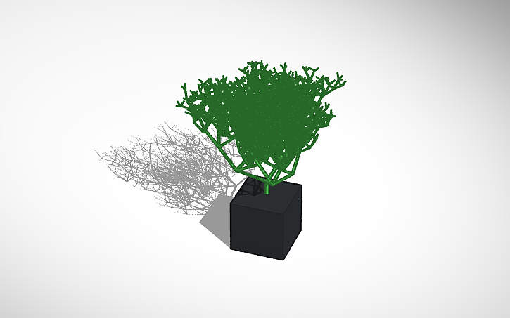 3D design Potted Plant - Tinkercad