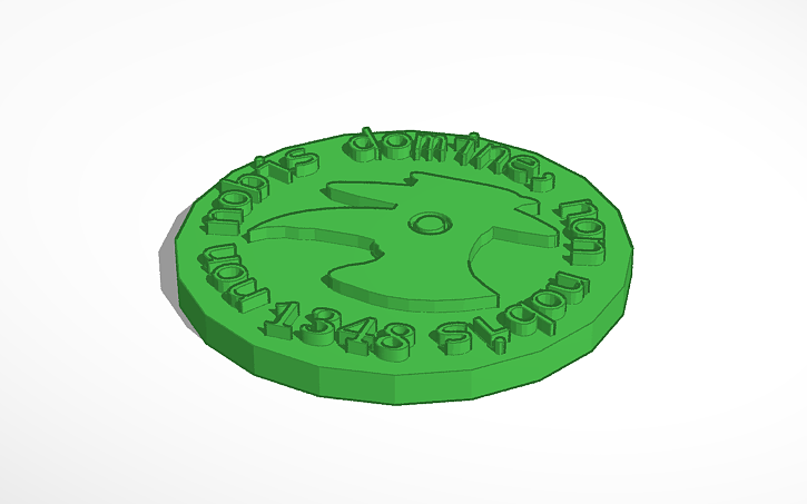3D design Black Plague Coin | Tinkercad