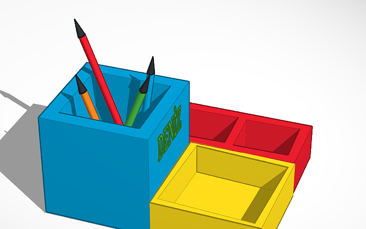 3D design KALEM KUTU - Tinkercad