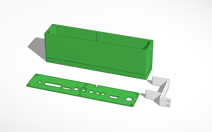 3D design LVDS Controller Box - Tinkercad