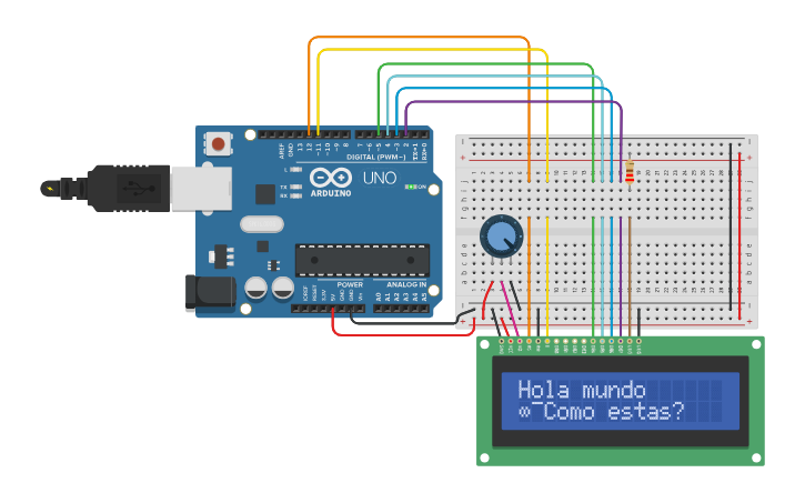 Circuit design Ejercicio 5 - Tinkercad