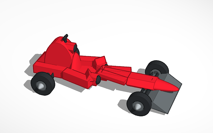 3D design F1 Racing Car | Tinkercad