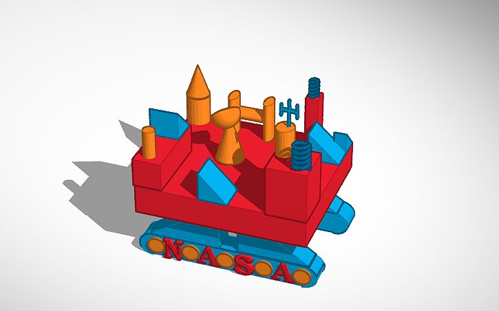 3D design Mars Rover Robot NASA - Tinkercad