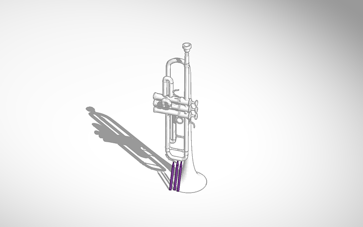 3D design Trumpet - Tinkercad