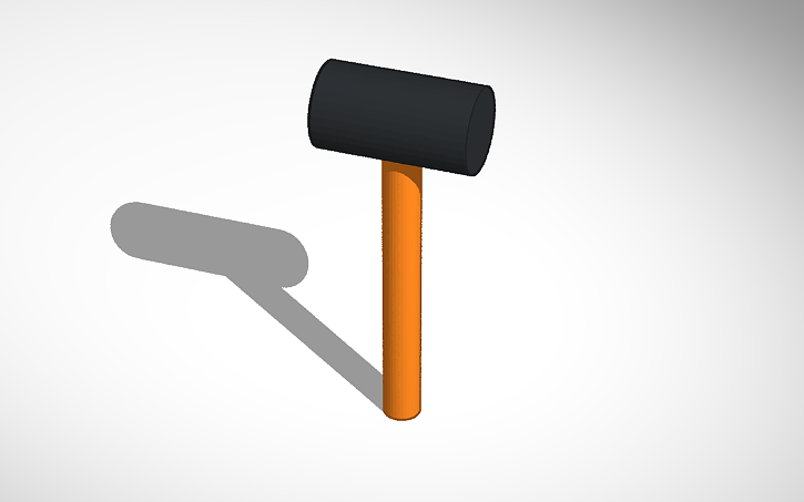 3D design Hammer - Tinkercad