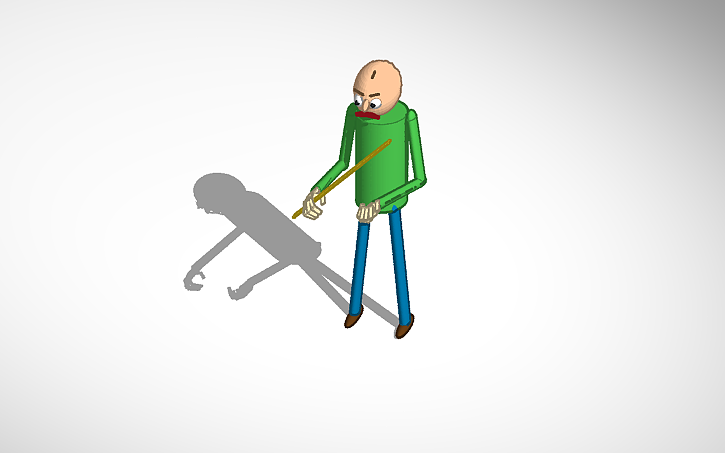 3D design Baldi - Tinkercad