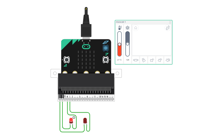 Circuit Design 2led Button Tinkercad