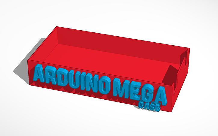 3d Design Arduino Mega Case Tinkercad