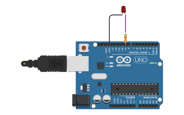 Circuit design Comunicazione bidirezionale via seriale con arduino - Tinkercad
