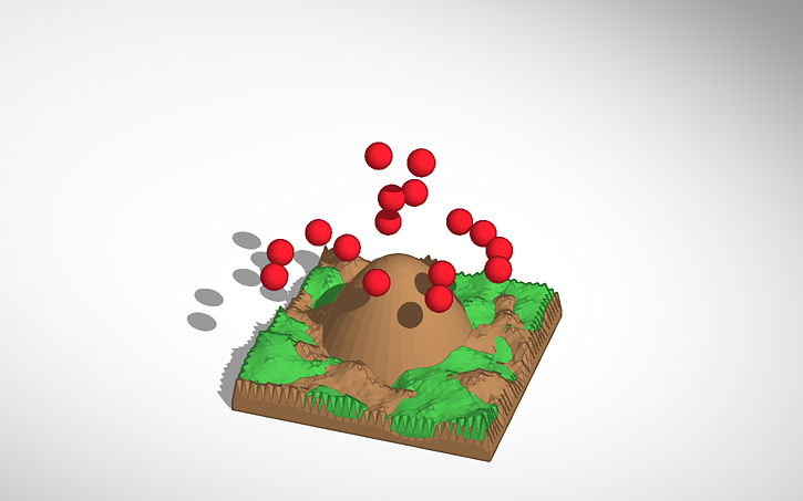 3D design Volcano | Tinkercad
