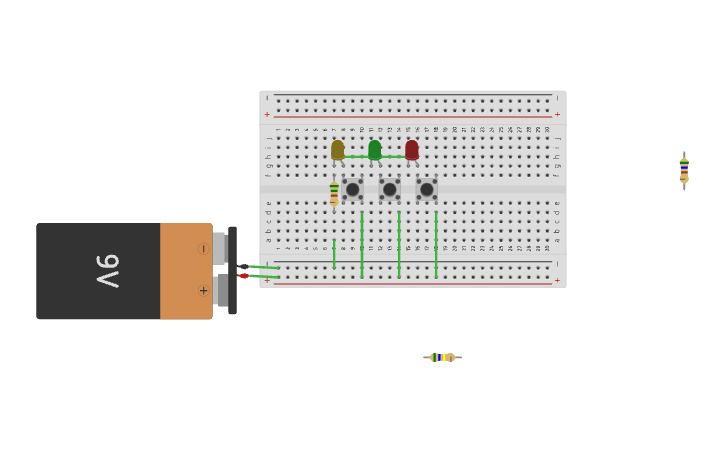Circuit Design Multiple Switches And Led In A Parallel Circuit Tinkercad