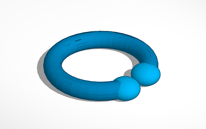 3D design Baby Toy Ring - Tinkercad